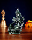 Buy Brass Green tara devi statue 3" agate green tone - Budhshiv.com