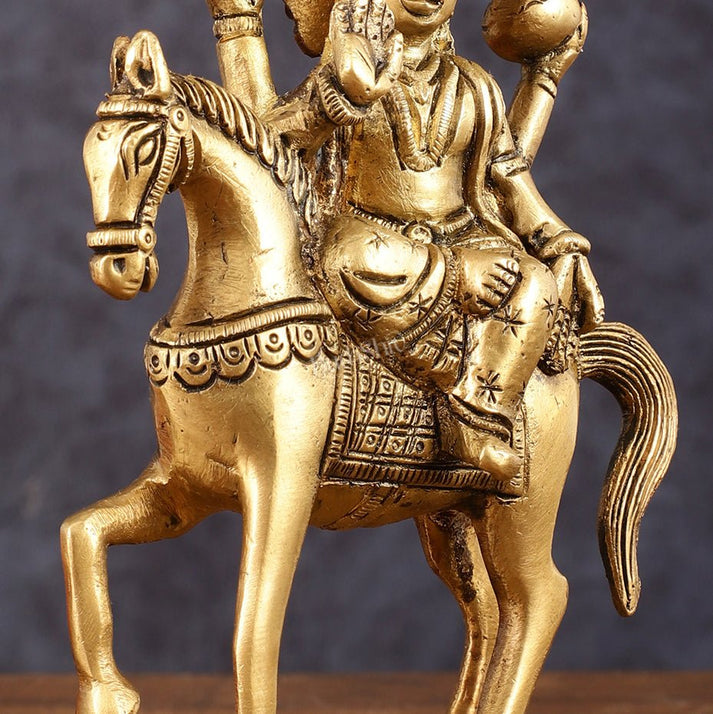 Buy Brass Shukra Grah Idol (Planet Venus) for Pooja & Vastu - 6.5 Inch ...