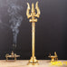 Buy Brass Superfine Lord Shiva Trishul - 19 Inch Statue - Budhshiv.com