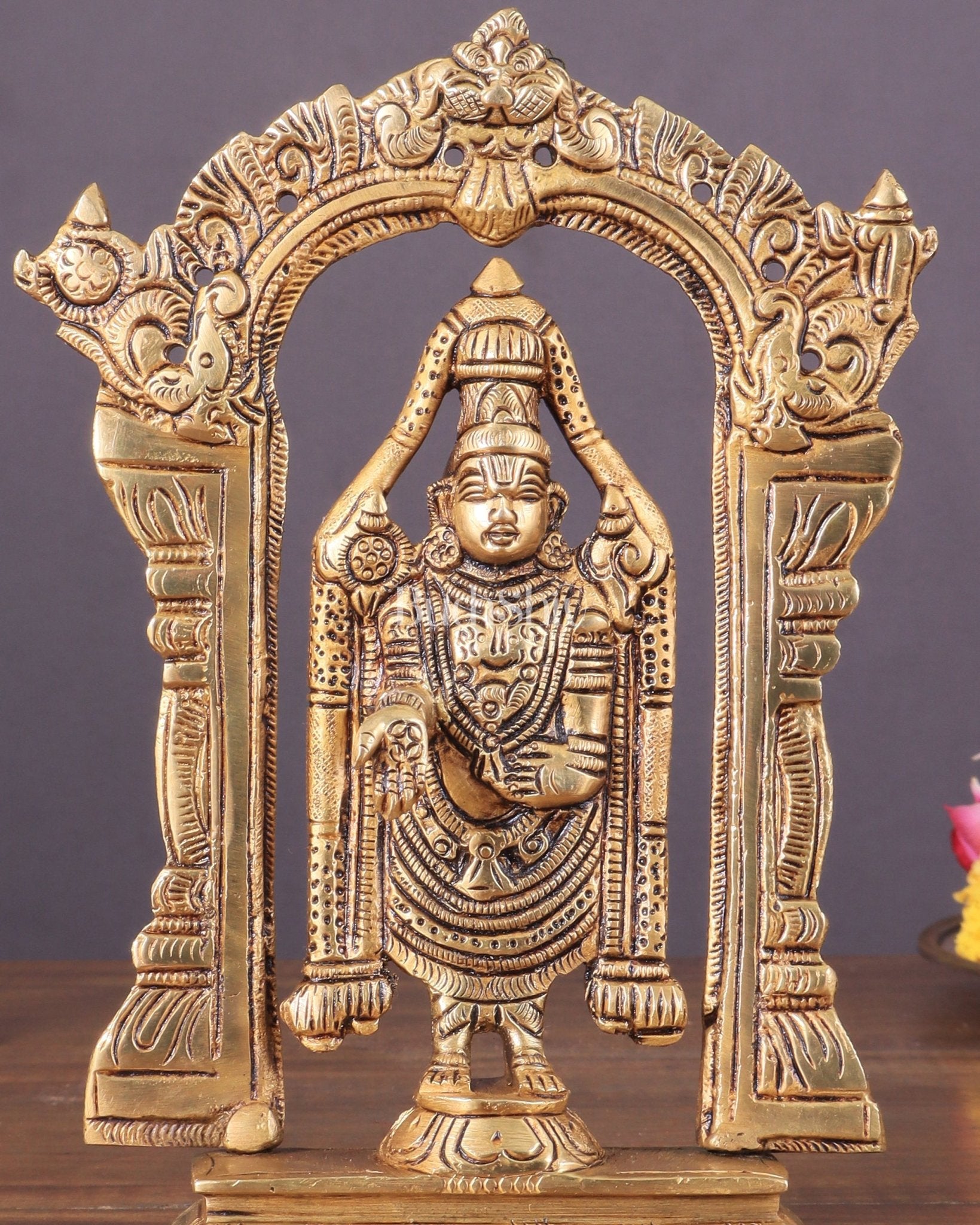 Buy Brass Superfine Tirupati Balaji Lord Venkateshwara Swamy Idol ...