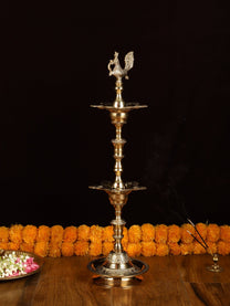 Buy Brass Superfine Two-Step Inauguration Lamp – Elegant Design ...