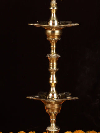 Buy Brass Superfine Two-Step Inauguration Lamp – Elegant Design ...