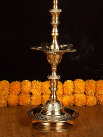 Buy Brass Superfine Two-Step Inauguration Lamp – Elegant Design ...