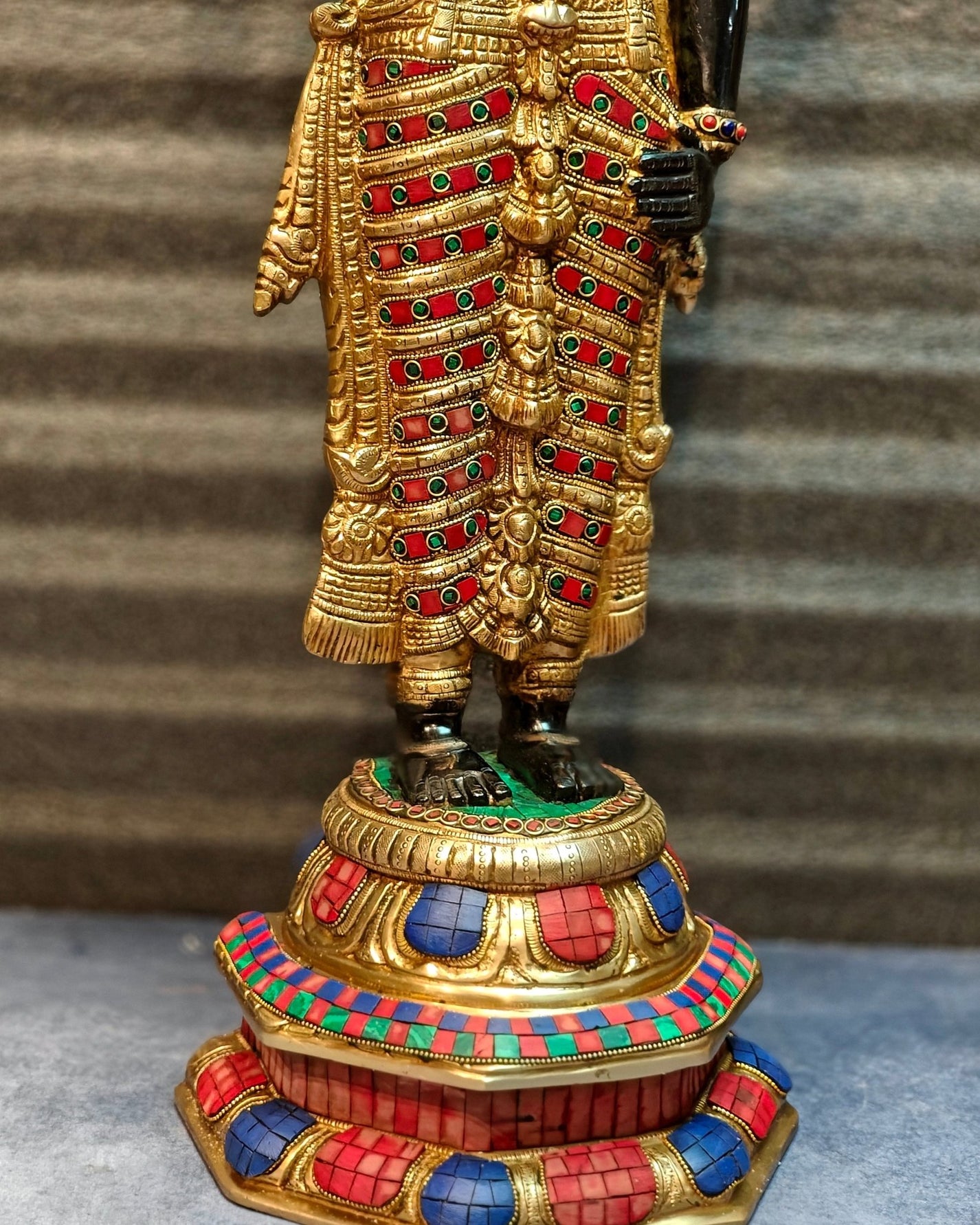 Buy Brass Tirupati Balaji Statue 33 inch - Budhshiv.com