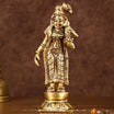 Buy Exquisite Brass Superfine Goddess Andal/godadevi Statue | 6" Height ...
