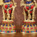 Buy Intricately Crafted Brass Radha Krishna Idols with Stonework - 15 ...