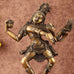 Pure Brass Dancing Shiva with Four Arms Statue - 14" – Budhshiv.com