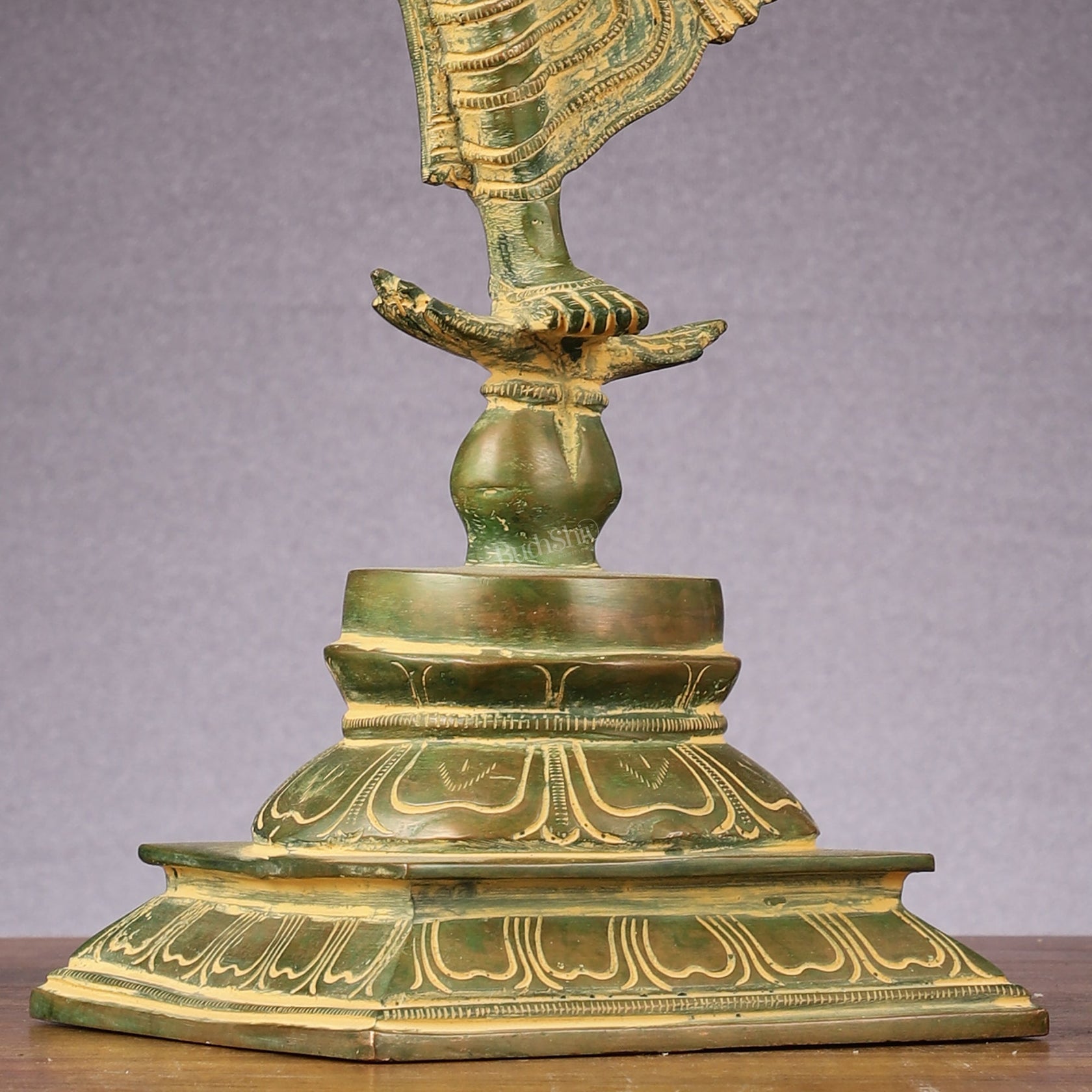 Buy Pure Brass Dancing Vishnu avatar vamana 16 inch - Budhshiv.com
