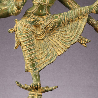 Buy Pure Brass Dancing Vishnu avatar vamana 16 inch - Budhshiv.com