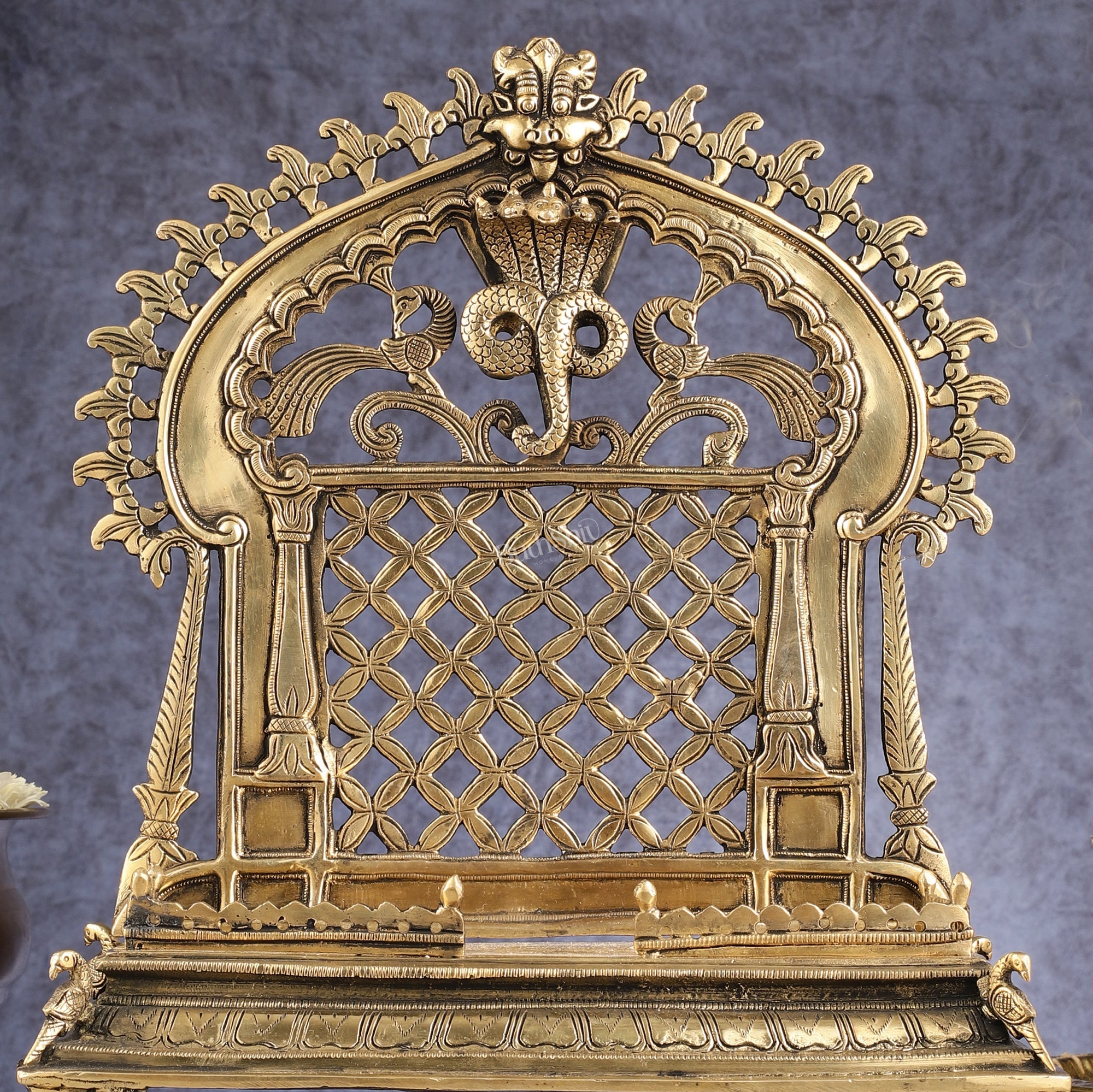 Buy Pure brass singhasan and chowkis- Budhshiv.com