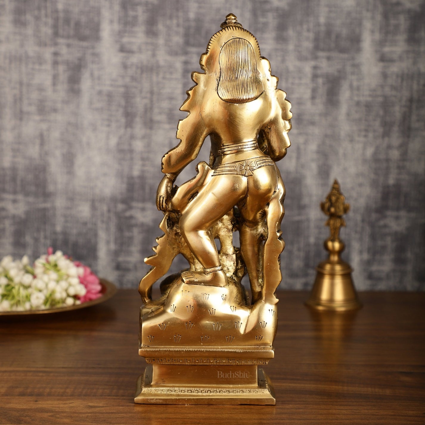 Buy Pure Brass Kamadev and Rati Idol | 13 Inch Height | Vintage Brass ...