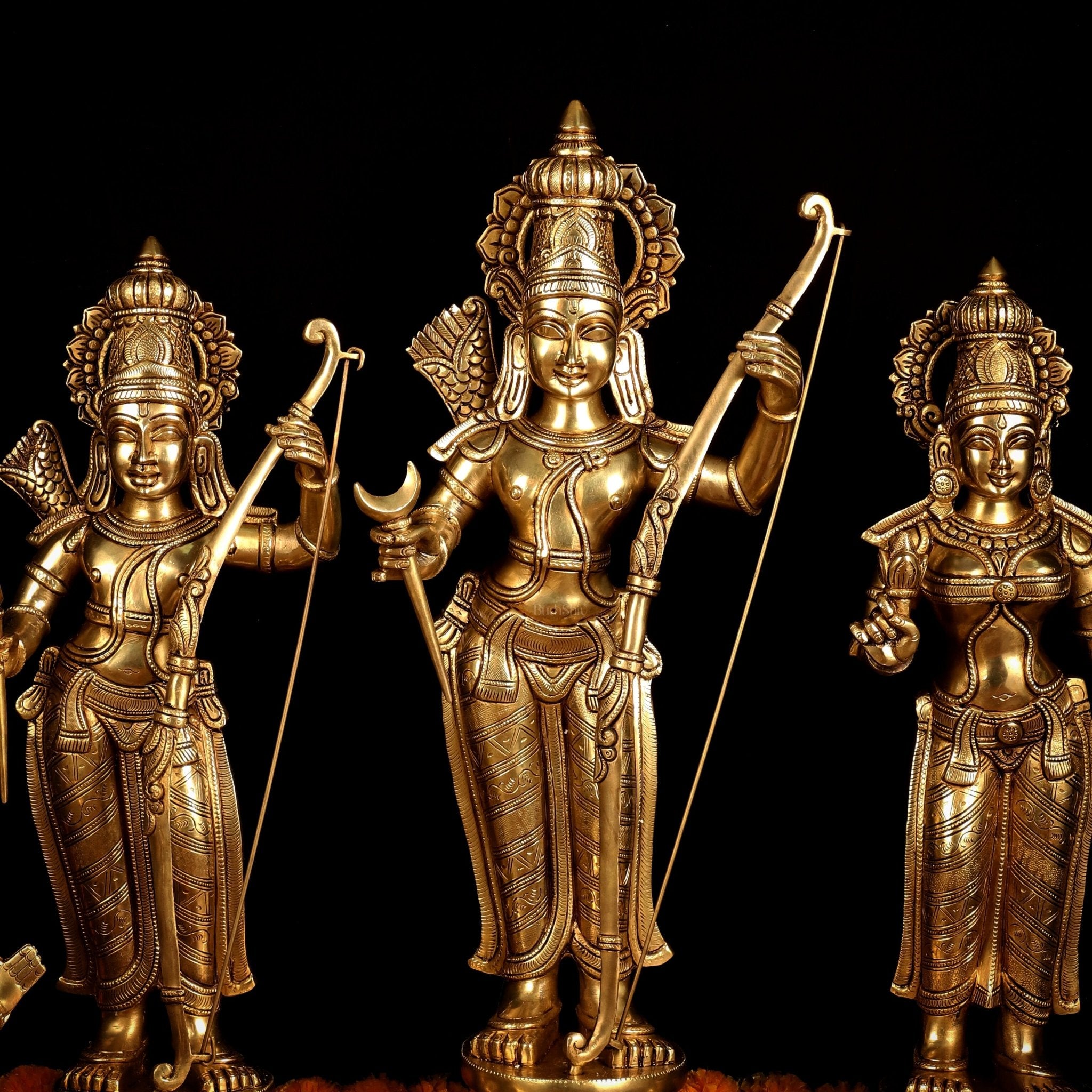 Buy Pure Brass Large Ram Darbar Set | Superfine Quality | 27 Inch ...