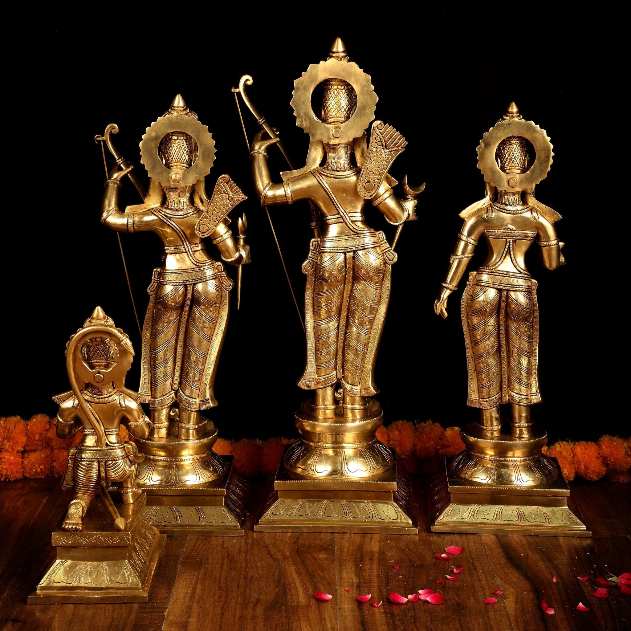 Buy Pure Brass Large Ram Darbar Set | Superfine Quality | 27 Inch ...