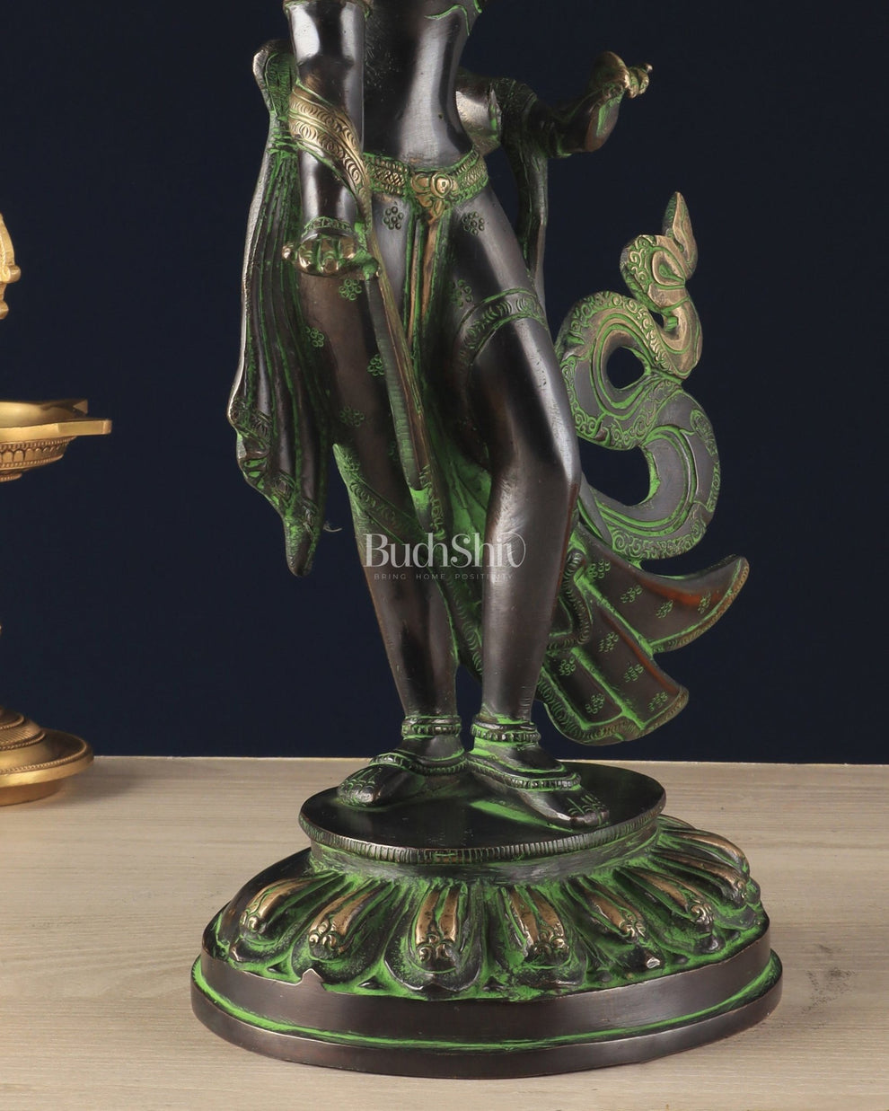 Buy Brass Tibetan Tara Devi Buddhist Goddess Idol - 15" Budhshiv.com