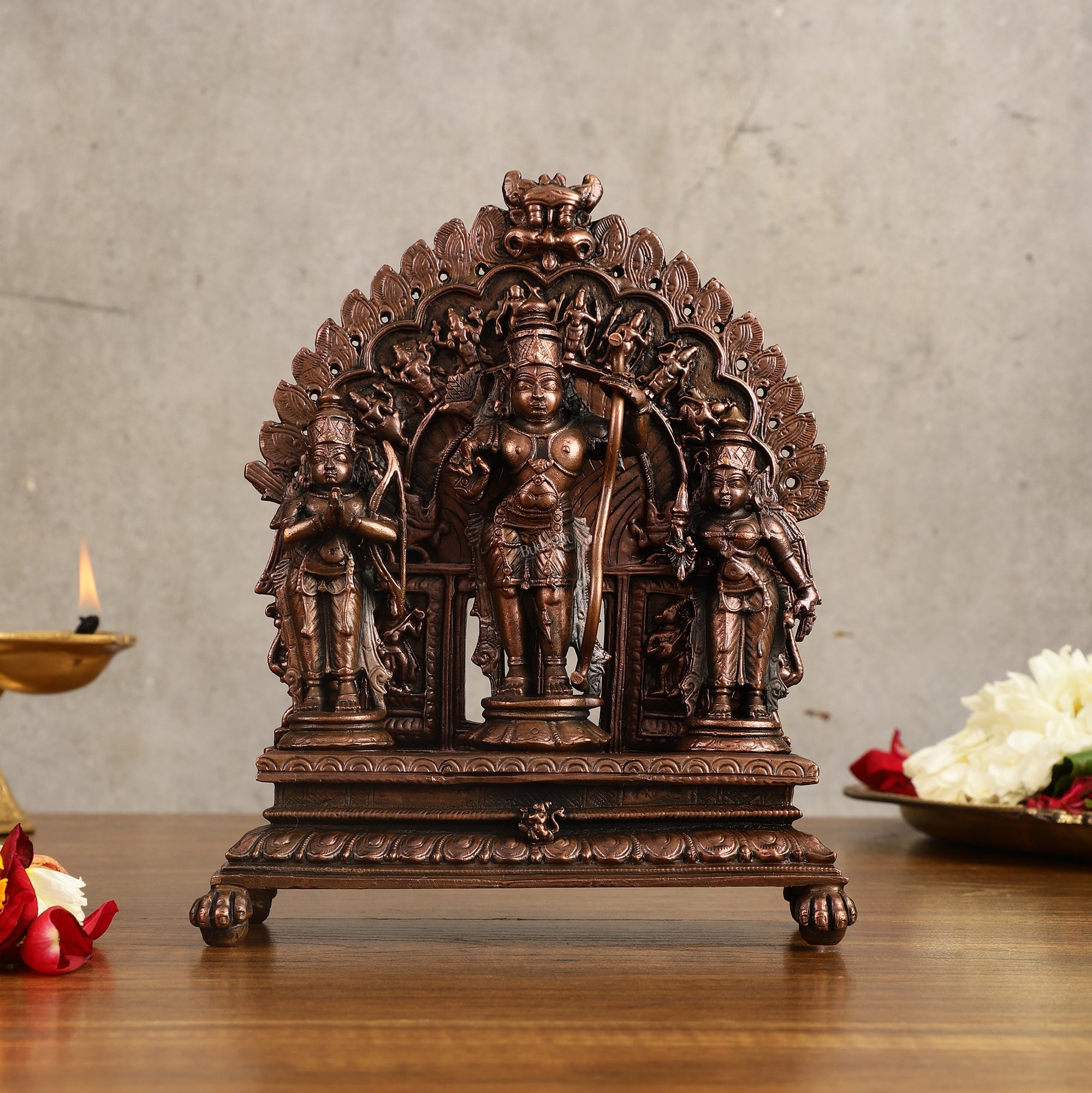 Buy Pure Copper Ram Darbar Idol - 7 in Height - Budhshiv.com