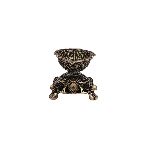 Buy Single Miniature Brass Vastu Tortoise/Turtle Oil Lamp Diya 2 ...