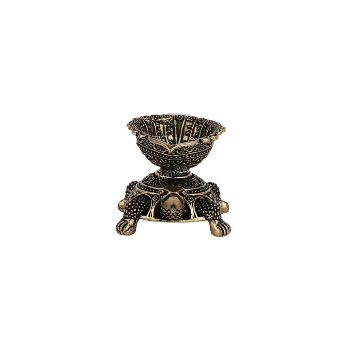 Buy Single Miniature Brass Vastu Tortoise/Turtle Oil Lamp Diya 2 ...