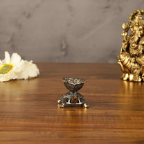 Buy Single Miniature Brass Vastu Tortoise/Turtle Oil Lamp Diya 2 ...