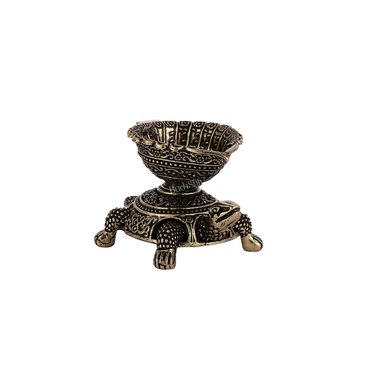 Buy Single Miniature Brass Vastu Tortoise/Turtle Oil Lamp Diya 2 ...