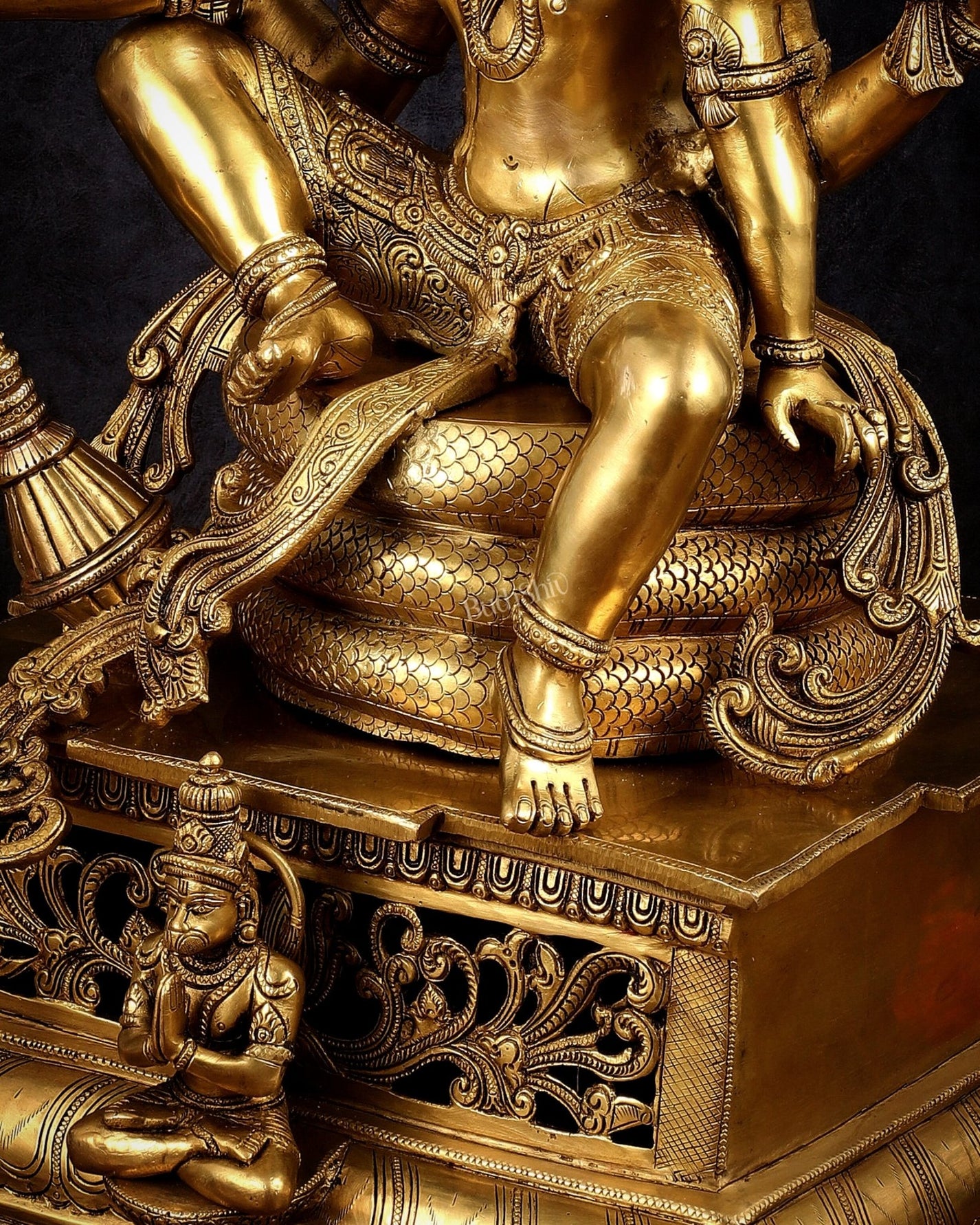 Buy Brass Lord Vishnu statue 30" - Budhshiv.com