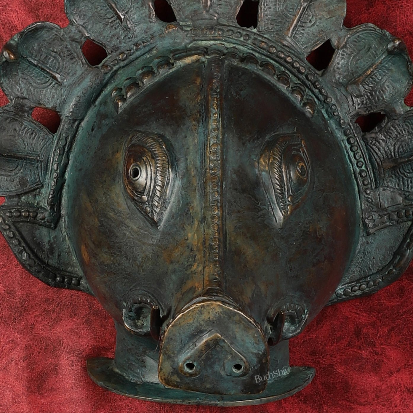 Buy Vintage Bronze Varaha swamy Face Wall Hanging Mask - Lost Wax 13 ...