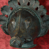 Buy Bronze Varaha swamy Face Wall Hanging Mask 13" - Budhshiv.com