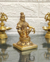 Brass Ayyappan Swamy Statue 5" – Budhshiv.com
