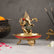 Buy Brass Dancing Ganesha Lamp with Stonework - 7 Inch - Budhshiv.com