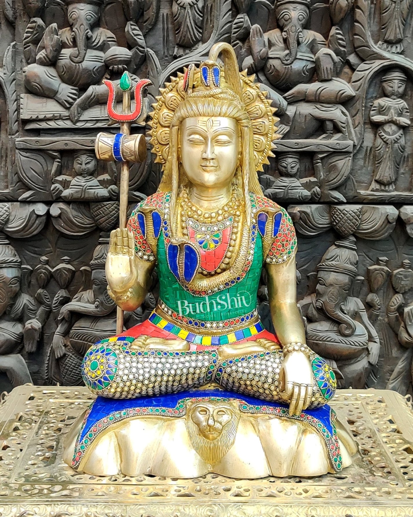 Buy Brass Shiva Statue 17" - Budhshiv.com