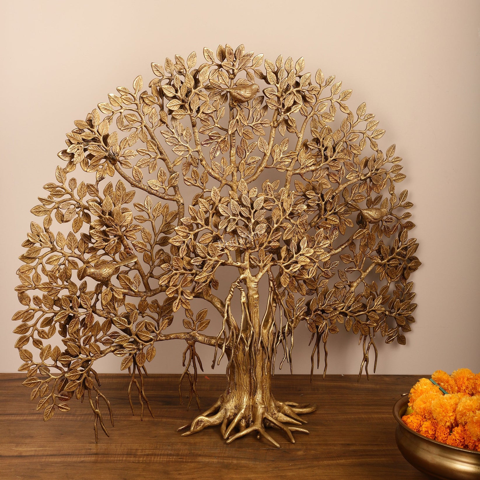 Brass Superfine Kalpavriksha Standing Tree 36 inch – Budhshiv.com