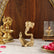 Buy Contemporary Brass Modern Ganesha Idol | 6" Height | Artistic ...