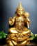 Buy Crossed Leg Brass Hanuman Statue - 20 inch - Budhshiv.com