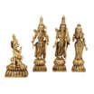 Buy Divine Handcrafted Superfine Brass Ram Darbar Set 12 inch ...