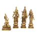 Buy Divine Handcrafted Superfine Brass Ram Darbar Set 12 inch ...