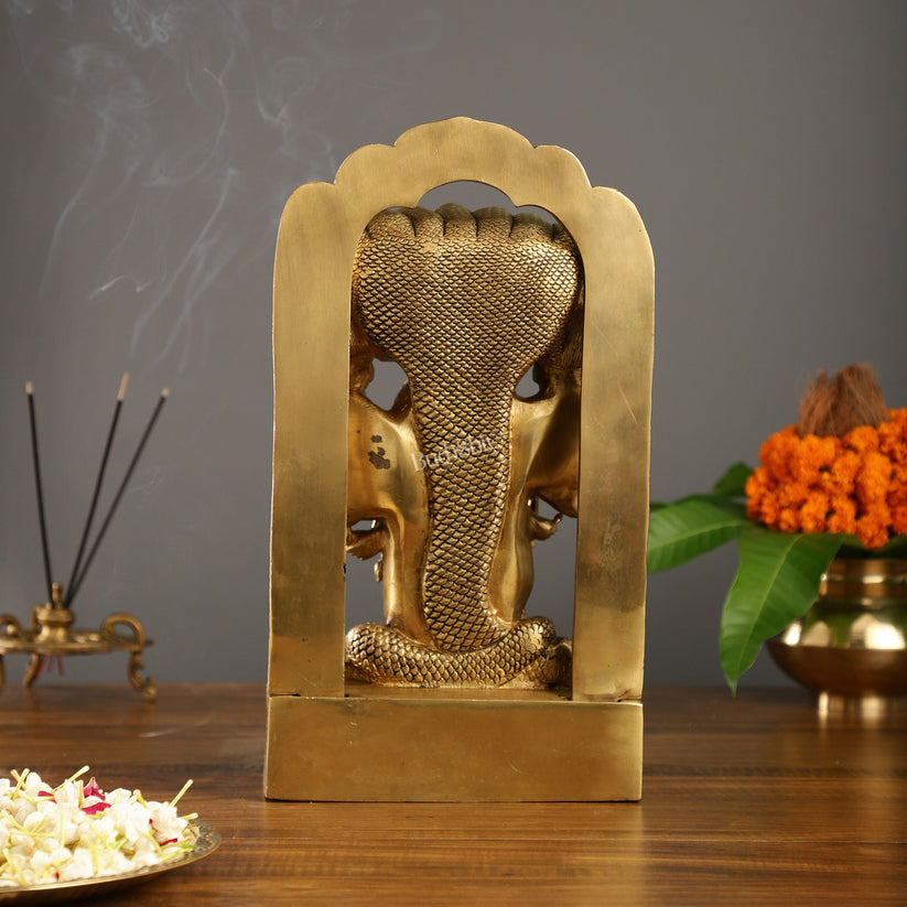 Buy Divine Vishwaroopam of Lord Vishnu Statue | Superfine Brass | 14.5 ...