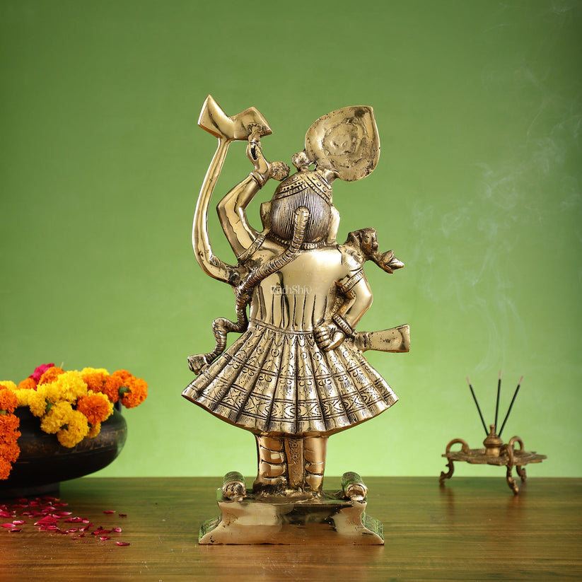 Buy Exquisite Brass Shreenath ji Murti - 18 Inch - Budhshiv.com