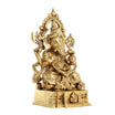 Buy Majestic Brass Lord Ganesha Statue - 12 Inch - Budhshiv.com