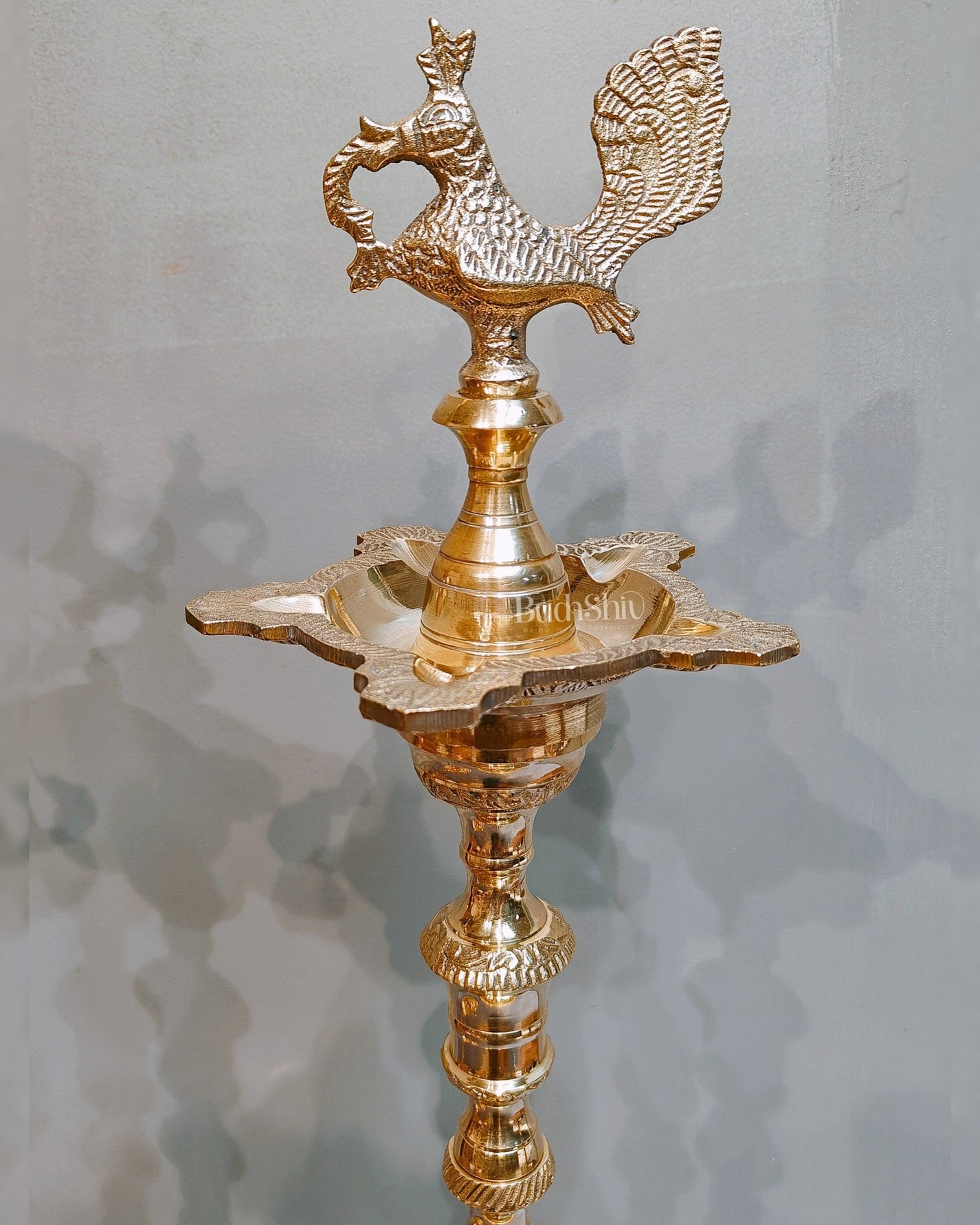 Buy Majestic Brass Peacock Samai Lamp Perfect for Inauguration ...