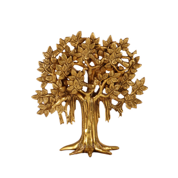 Buy Pure Brass Handcrafted Kalpavriksha Tree - Table Standing 9 ...