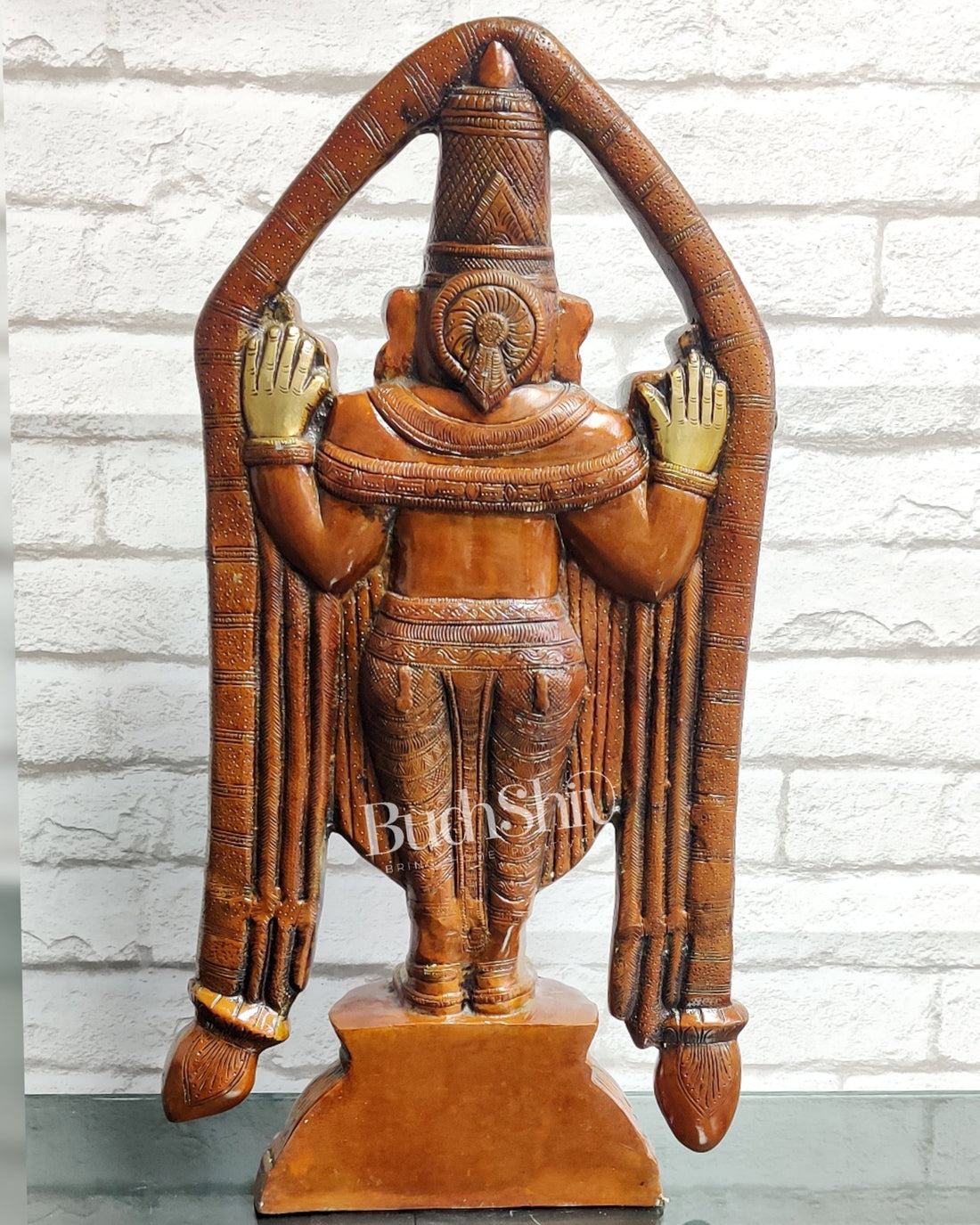 Buy Tirupati Balaji Brass statue 22 inch | Handcrafted in India ...